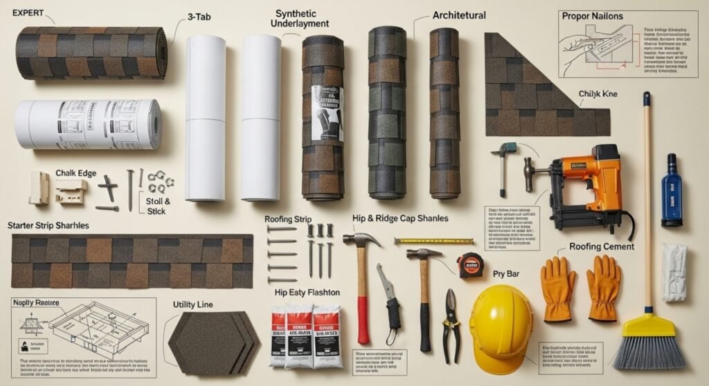 Step-by-Step Shingle Roofing Installation: Materials, Tools, and Expert ...
