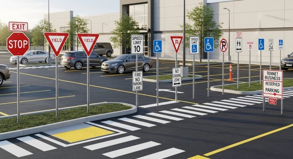 The Complete Guide to Parking Lot Signage for Safety, Compliance, and ...